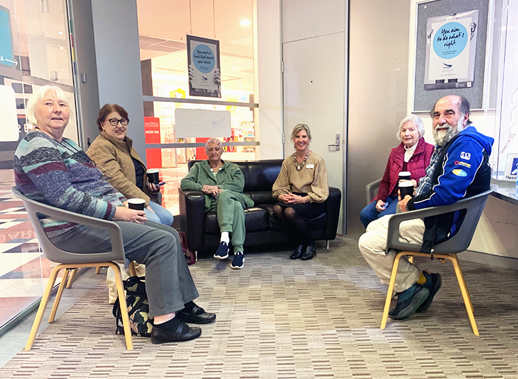 Branch afternoon tea with the Chair of the Board | Australian Mutual Bank